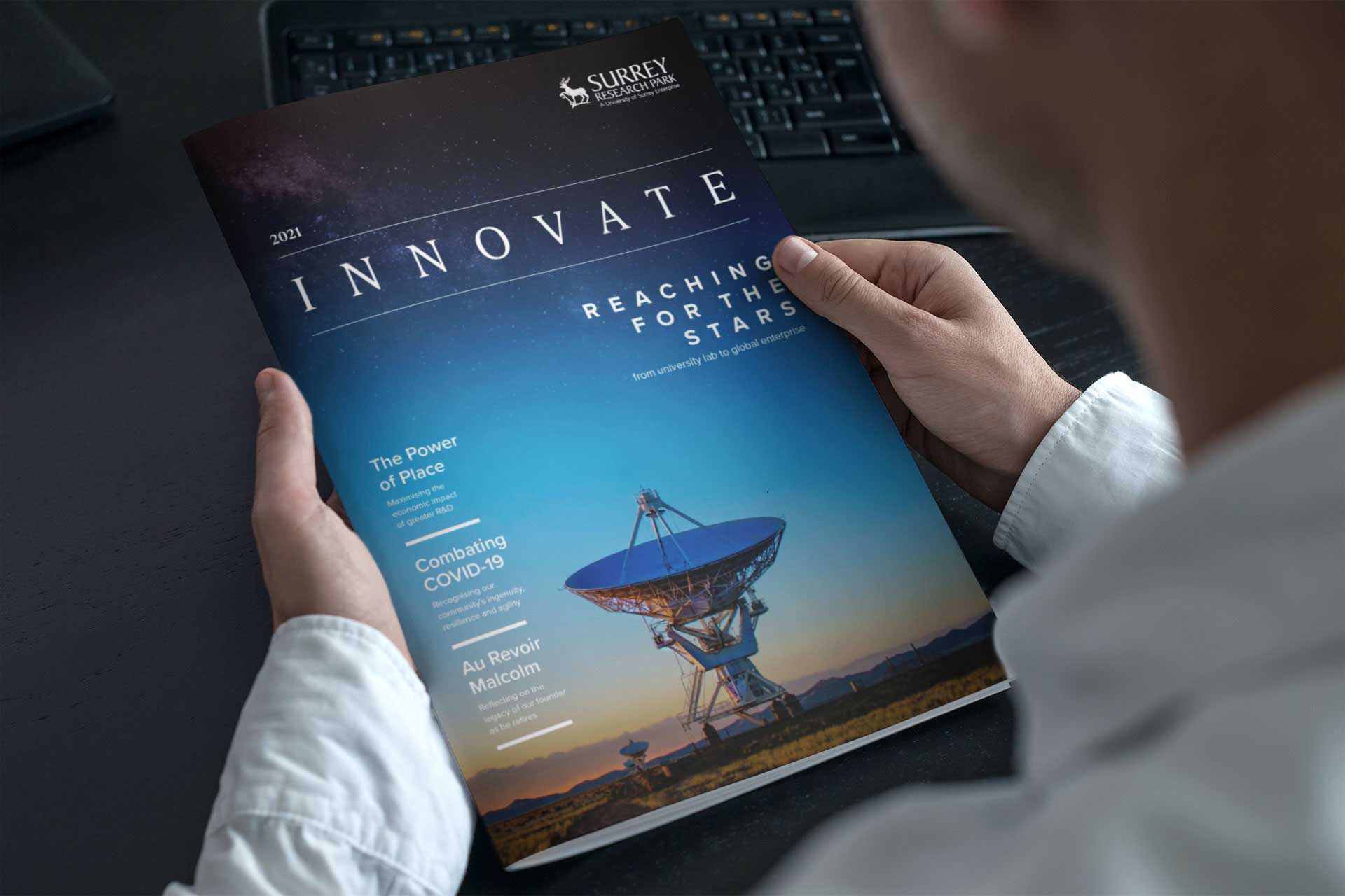 Launch of our annual magazine, Innovate – Surrey Research Park